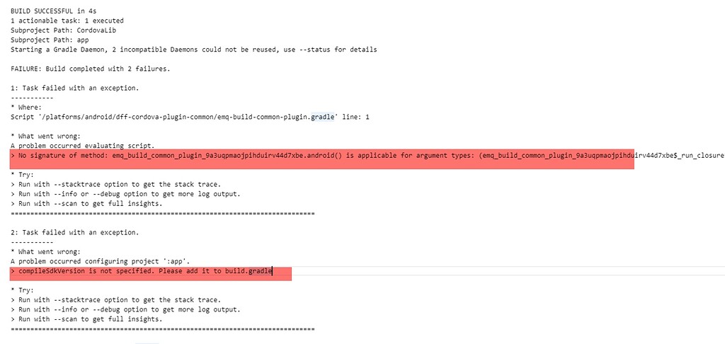 Issue in Build using Neptune MBS which uses Volt Build - General Discussions - VoltBuilder